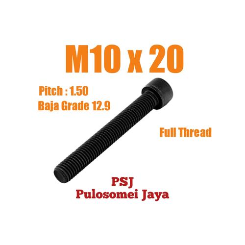 Jual Baut L Baja M10 x 20 / Socket Head Kunci L Grade 12.9 - Kota Tangerang - PULOSOMEI JAYA ...