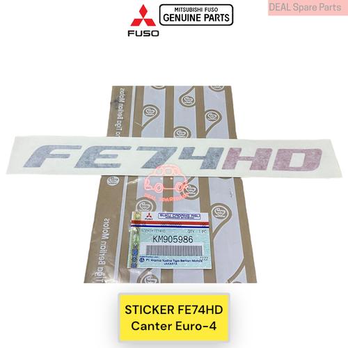 Jual Sticker Stiker Label FE74HD Original Mitsubishi Canter Euro 4 ...