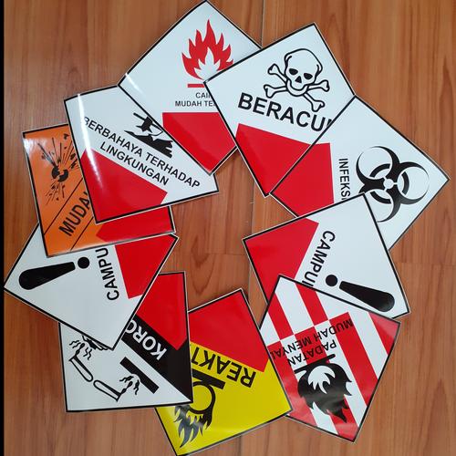 Jual STIKER RAMBU LIMBAH B3/SIGN BAHAYA LIMBAH B3/15 CM X 15 CM - BHYA ...