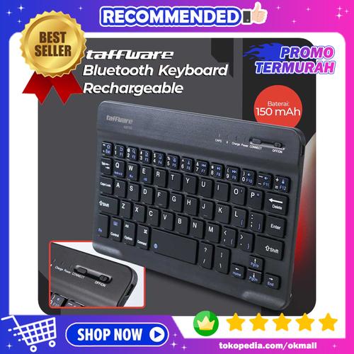 Promo Mini Keyboard Bluetooth Tablet PC Komputer Android TV iOS ...