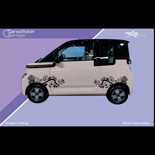 Jual sticker samping mobil wuling air ev motip bunga - Kab. Bandung ...
