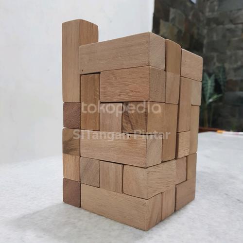 Jual Wooden Mini Block | Blok Kayu | Mainan Blok Kayu - Bentuk : I ...