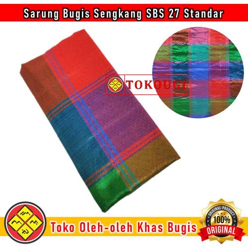 Jual Sarung Kotak-kotak KDI Kain Tenun Bugis Sengkang Type SBS 27 Standar - Belum DIjahit - Kab ...
