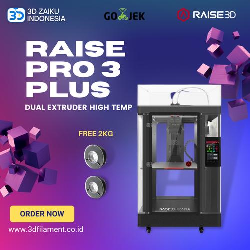 Jual Raise 3D Pro 3 PLUS CoreXY Big Size Dual Extruder High Temp 3D ...
