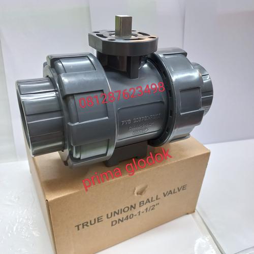 Jual Ball valve PVC mounting 11/2inch/mountingpad ball valve PVC 11 ...