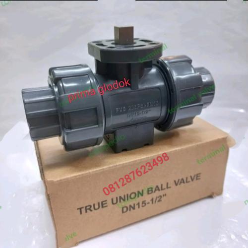 Jual Ball valve PVC mounting 1/2inch/mountingpad ball valve PVC 1/2inch ...