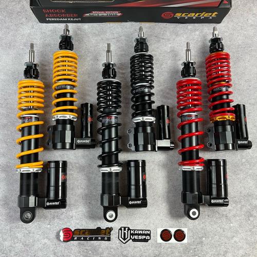 Jual Shock Tabung Scarlet PAX 2 Front - Rear For vespa Sprint Primavera ...