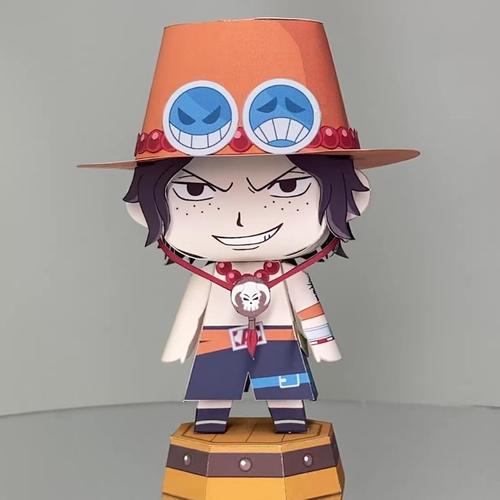 Jual Ace figure anime /Papercraft / Onepiece wano/model jcube chibi ...