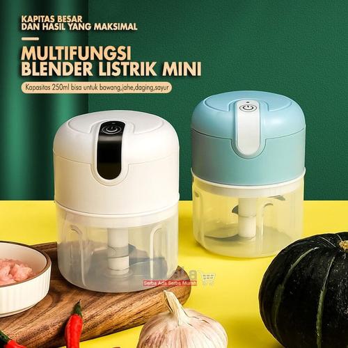 Jual Usb Blender Mini Electric Portable/ Mini Chopper/ Food Processor ...