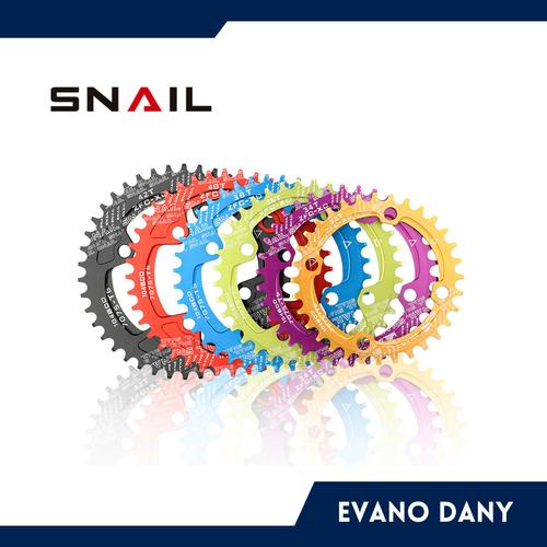 Jual Chainring Snail BCD 104 Round Narrow 32T 34T 36T 38T CNC Original - Hitam, 38T - Jakarta ...