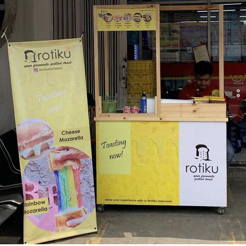 Jual (Preloved) Gerobak Roti Bakar/ Booth Roti Bakar/ Gerobak Jualan ...