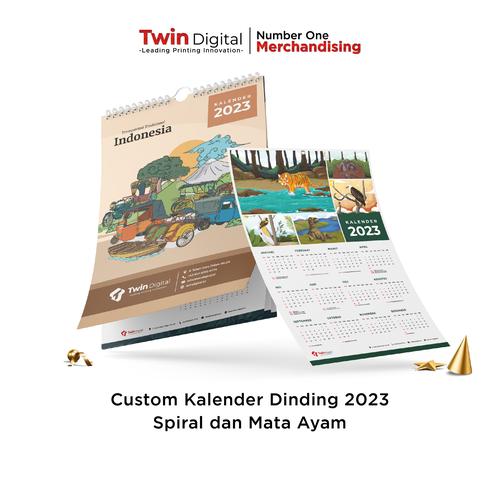 Jual Kalender Dinding Custom Ukuran A3 Spiral Gantung - Kalender ...