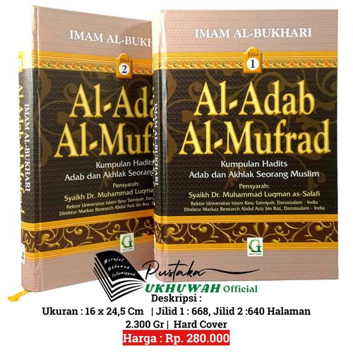 Jual Al Adab Al Mufrad 2 Jilid Syarah Adabul Mufrad - Adabul Mufrod ...