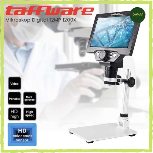 Jual Mikroskop Digital Portable 12MP 1200X Magnification Microscope ...