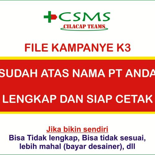 Jual File Kampanye K3 Lengkap, Kampanye K3, Poster K3 - Kab. Cilacap ...