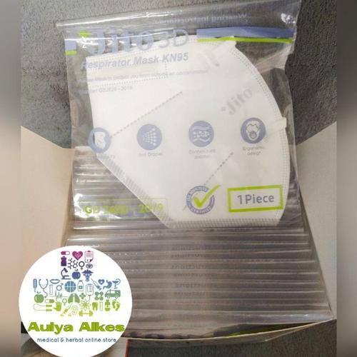 Jual Respirator Masker KN95/Masker KN95 Jito 3D/Solida KN95 - Box isi ...