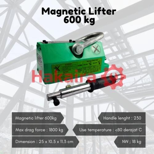 Jual MAGNETIC LIFTER 600 - 2000 KG, ALAT ANGKAT BESI, MAGNET - 1000kg ...