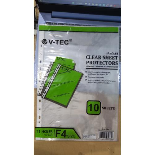 Jual V-TEC SHEET PROTECTOR FOLIO - Jakarta Barat - Siswa Stationery ...