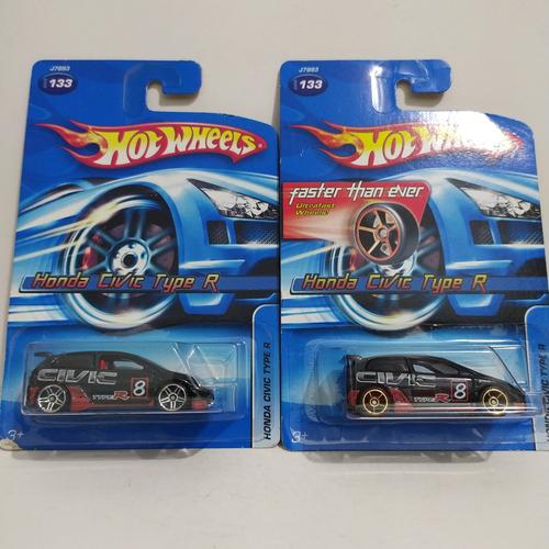 Jual HOT WHEELS HONDA CIVIC TYPE-R BLUE CARD FASTER THAN EVER - velg ...