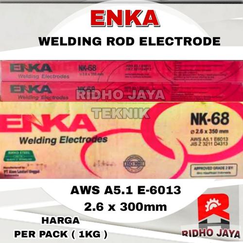 Jual Kawat Las NK-68 2.6mm x 350mm Kemasan 1kg - Kab. Sidoarjo - Ridho Jaya Teknik | Tokopedia