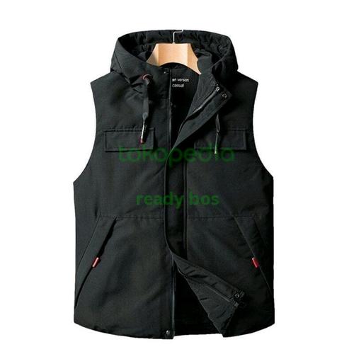 Jual rompi pria vest black/jaket rompi motor - Hitam, S - Kab. Garut ...