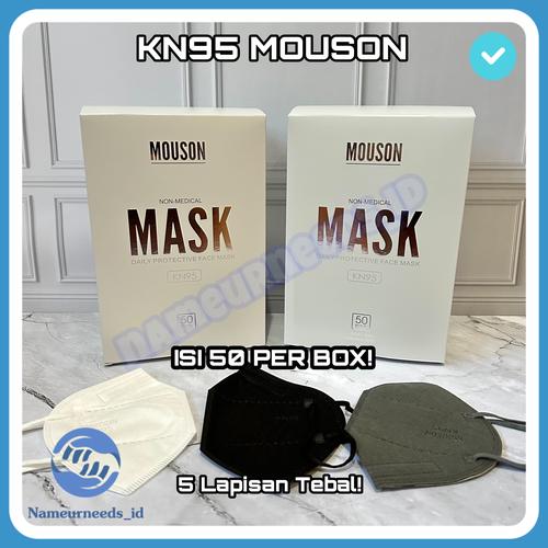Jual MASKER KN95 MOUSON 5PLY ISI 10 PCS DISPOSABLE MASK ...