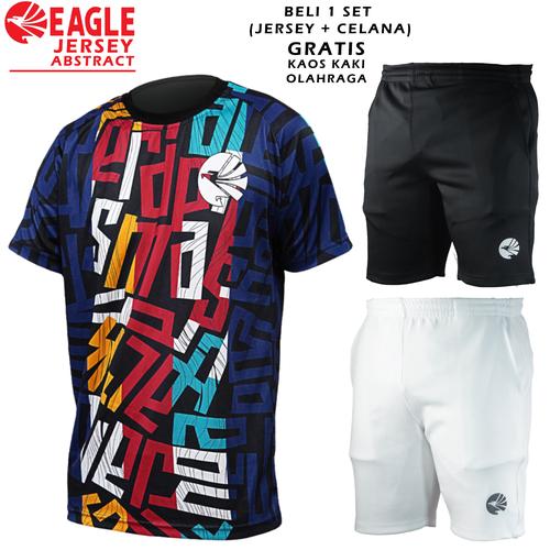 Jual Paket Murah Kaos Jersey Eagle dan Celana Badminton Eagle Original - Celana Hitam, XXL - Kab ...