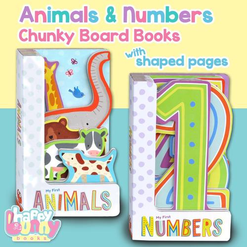 Jual My First Numbers / Animals Chunky 3D Shapes Board Book - Numbers ...