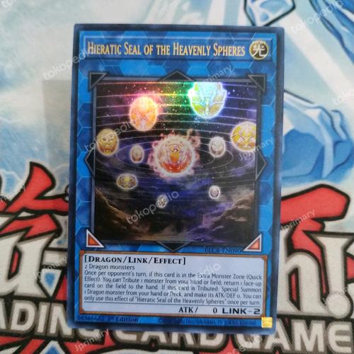 Jual yugioh hieratic seal of the heavenly spheres BLCR ultra rare ...