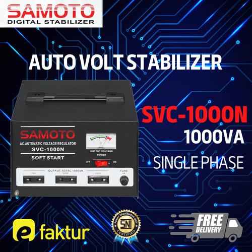 Jual SVC-1000N STABILIZER SINGLE PHASE 1000 VA SAMOTO - Kota Bandung ...