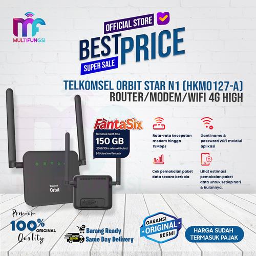 Jual Telkomsel Orbit Star N1 (HKM0127-A) Router/Modem/Wifi 4G High ...