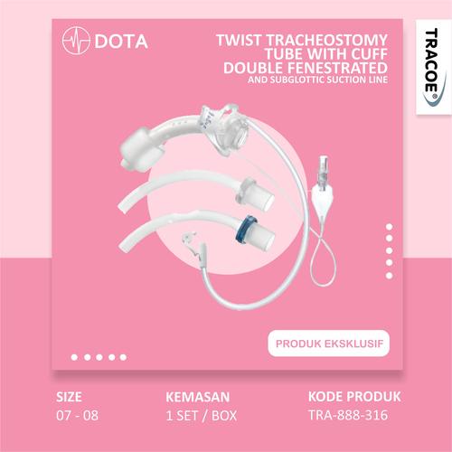 Jual Twist Tracheostomy with Cuff Double Fenestrated & Subglottic - Kab ...
