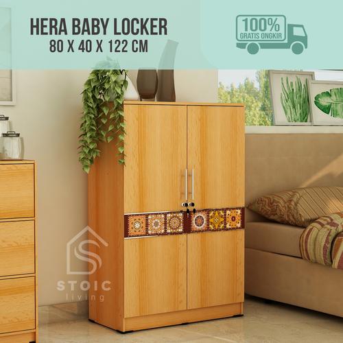 Promo Hera Baby Locker Rak 2 Pintu - Lemari Pakaian Rak Gantung Dengan ...