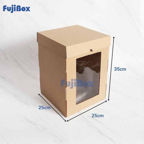 Promo ( 5 Pcs ) KOTAK BOX DUS KUE TART TINGGI 25 x 25 x 35 - Jakarta ...