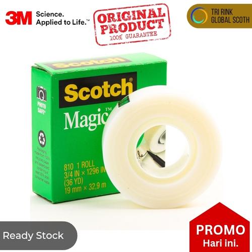 Jual 3M Scotch Magic Tape Refill Roll - 19mm x 33 Meter - Kab. Karawang ...