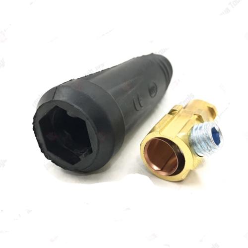 Jual connector las male - kabel las konektor 10-25 welding kecil - Kota ...