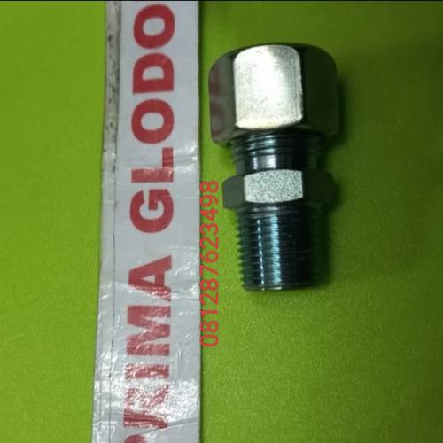 Jual Male connector hydraulic 6L x3/8/connector tube 6mm x 3/8 ...