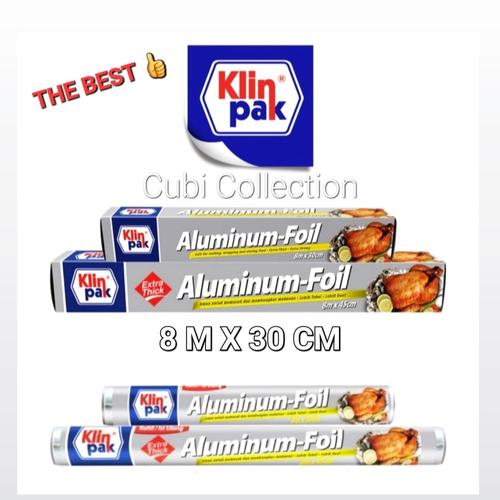 Jual ALUMINIUM ALUMUNIUM FOIL ROLL KLINPAK KLIN PAK 30CM x 8M REFILL ...