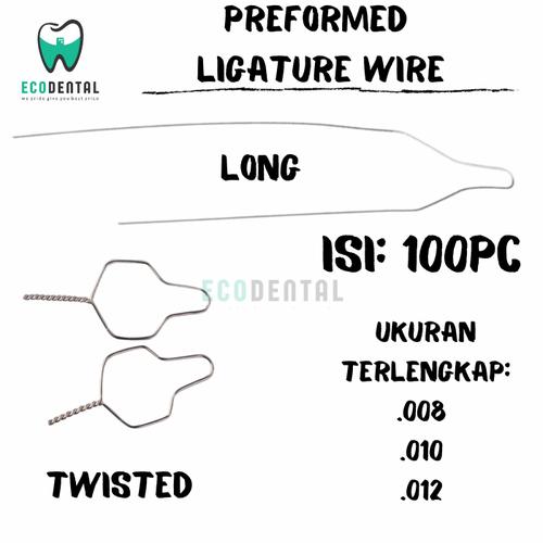Jual Preformed Ligature Wire Kawat Kobayashi Ligatur Ortho Preform ...