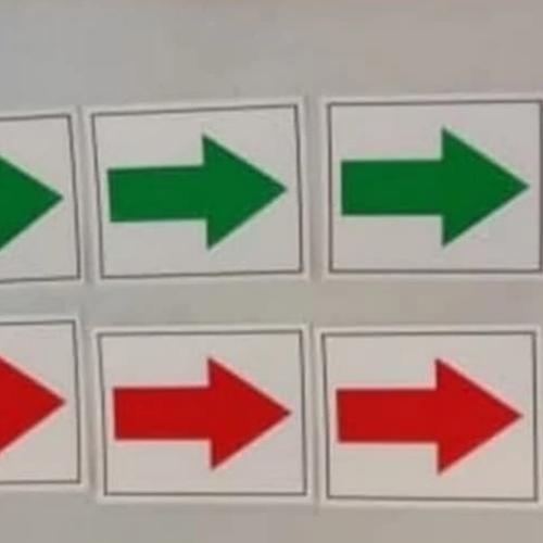 Jual Stiker panah 7x6.5CM sign rambu k3 - Merah - Jakarta Utara - SGG ...