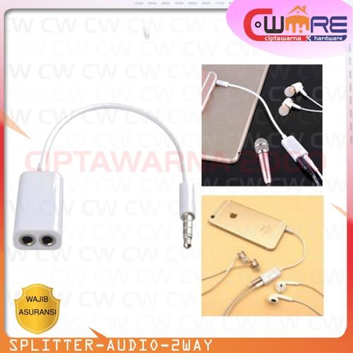 Jual Jack 2 way Ports male to 5 female Splitter Audio Aux 3.5mm - MFN ...