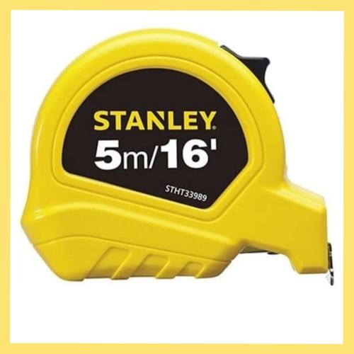 Jual METERAN MEASURING TAPE BASIC 5M 5 M METER X 19 mm STANLEY ...