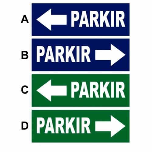 Jual STIKER VINYL PANAH ARAH PARKIR 10X30CM SIGN RAMBU K3 - GAMBAR D ...