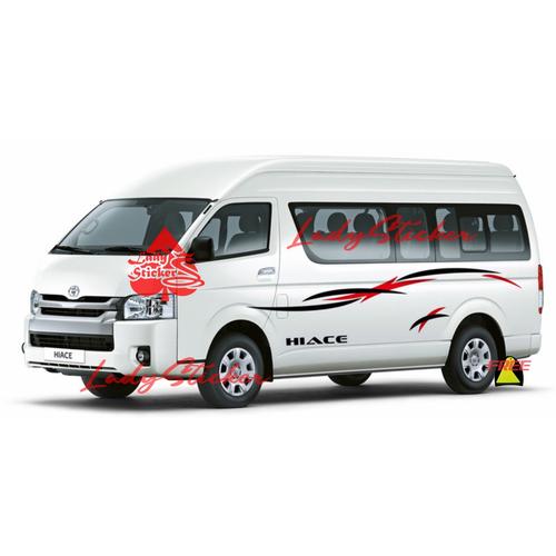 Jual Sticker hiace cutting sticker mobil toyota hiace mini bus realvan ...