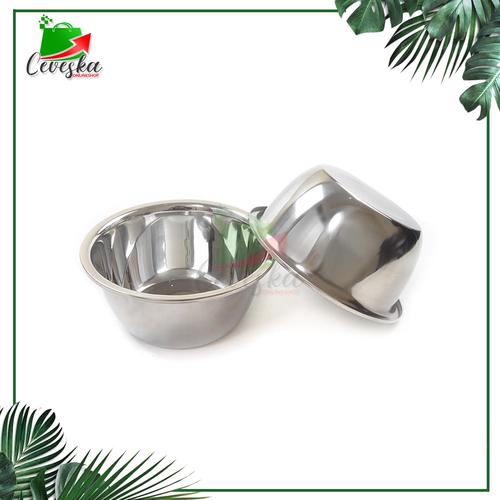 Jual Baskom Stainless Mangkok Besar 34 cm Tebal Premium Baskom Korea ...