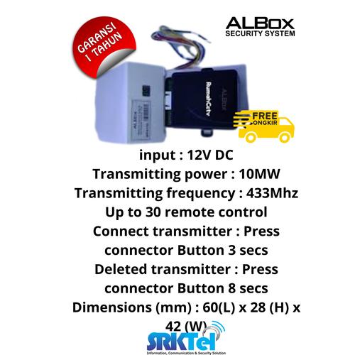 Jual ALBOX WRX130+WTX130 Wireless Receiver + Remote Control - Jakarta ...