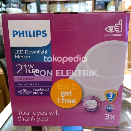 Jual DOWNLIGHT PHILLIPS LED 21W MESON - PAKET ISI 3 - Jakarta Pusat ...