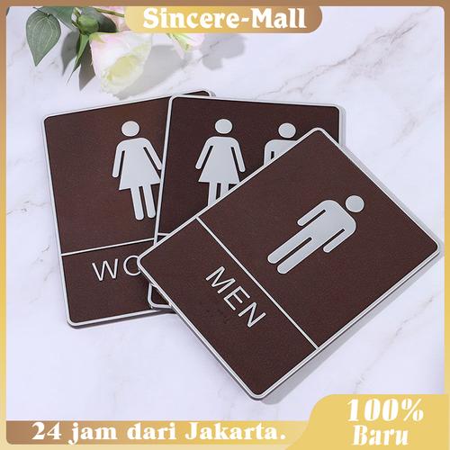 Jual Toilet Sign Akrilik Sign Board Toilet Papan Toilet Sign Restroom ...