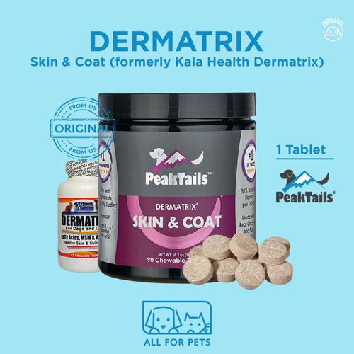 Jual Dermatrix (formerly) - Skin & Coat PeakTails Kala Health Repack 1 ...