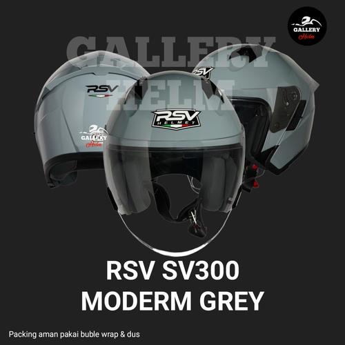 Promo HELM RSV SV300 MODERN GREY DOUBLE VISOR | HELM HALF FACE | HELM - Modern Grey, XL - Kota ...